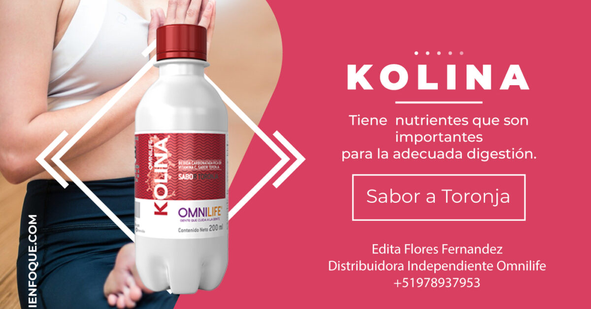 Kolina Omnilife: Bebida con nutrientes para una mejor digestión
