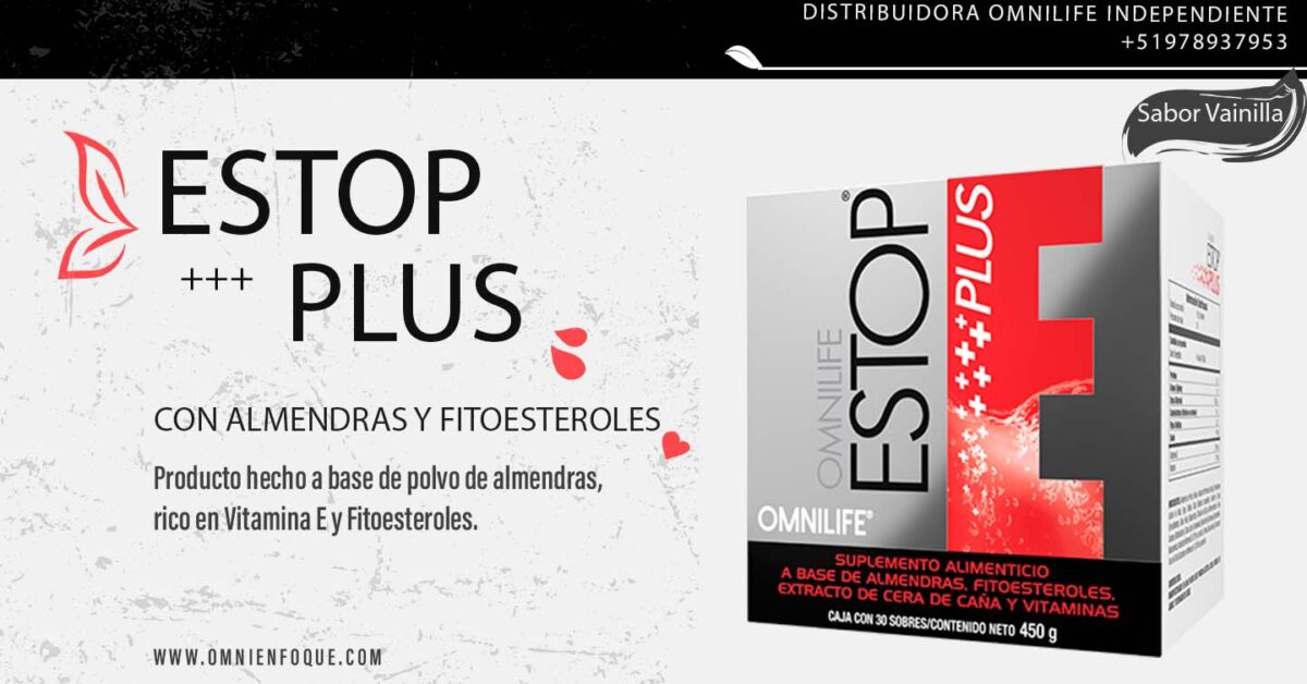 Estop Plus - Nútrete con almendras y rico en vitamina E